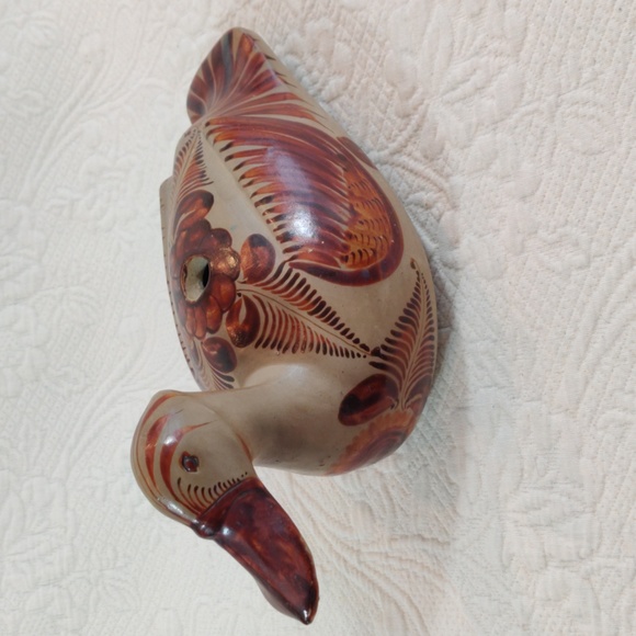 Tonala | Art | Vintage Handcrafted Tonala Folk Art Duck Pottery Bud ...
